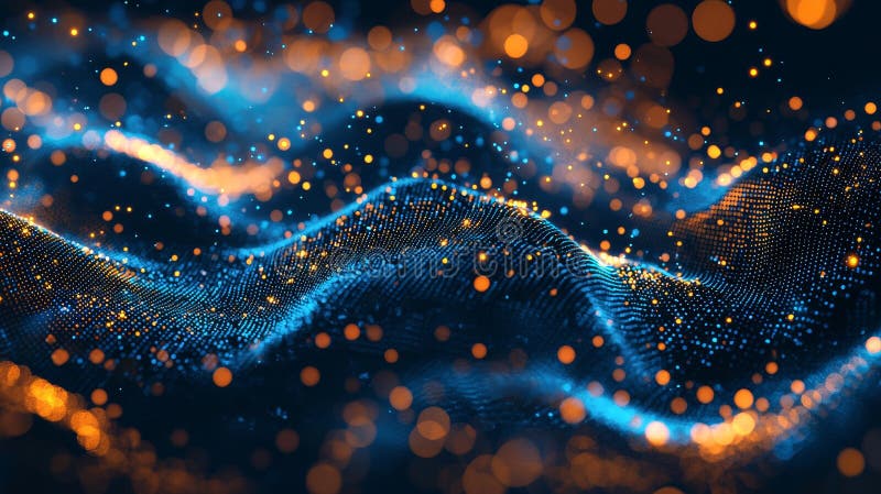 Colorful Background Blue Binary Code A Code Used In Digital Computers Based On A Binary Number