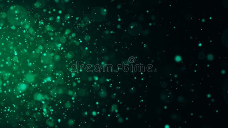 Colorful Background of Bright Particles Flying Horizontally. Dynamic ...