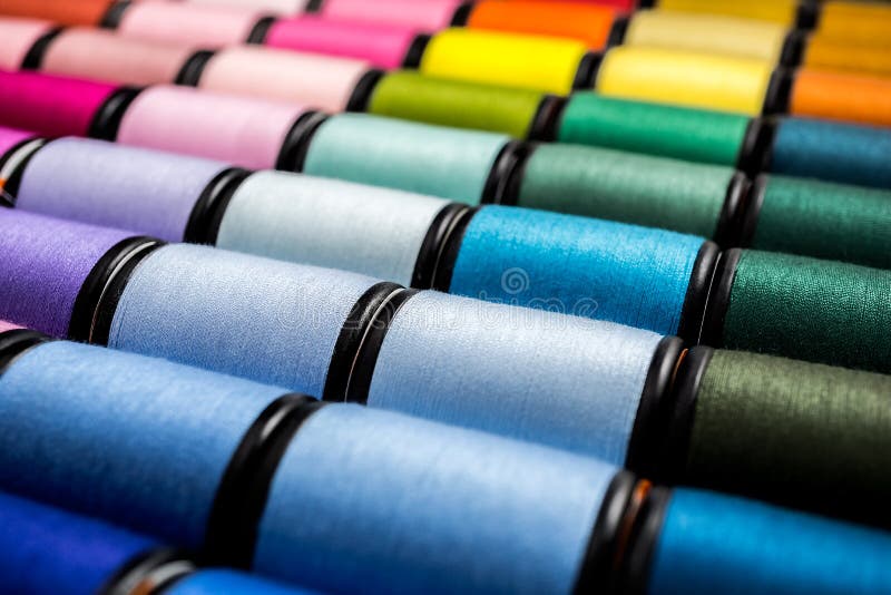 Close up of sewing threads stock image. Image of joyful - 101249107