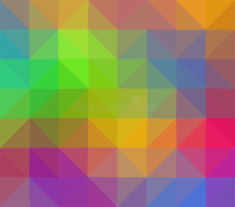 Colorful Background Consisting of Triangles of Different Colors in a ...
