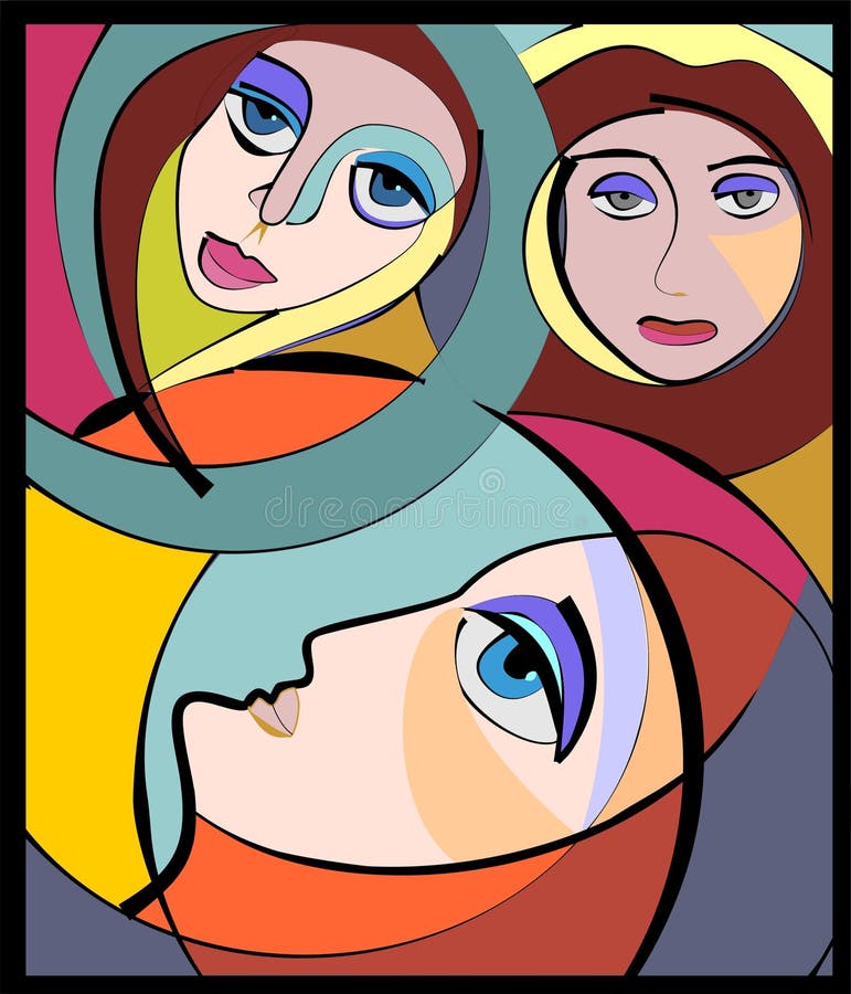 Abstract Composition 22-138 Stock Vector - Illustration of painting ...