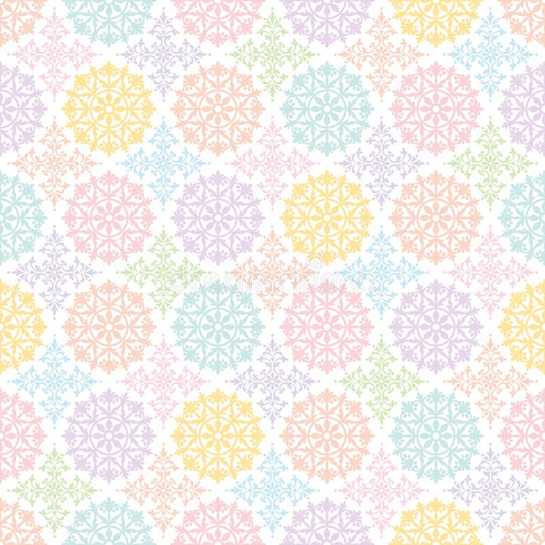 Colorful Background with Decorative Lace. Stock Vector - Illustration ...