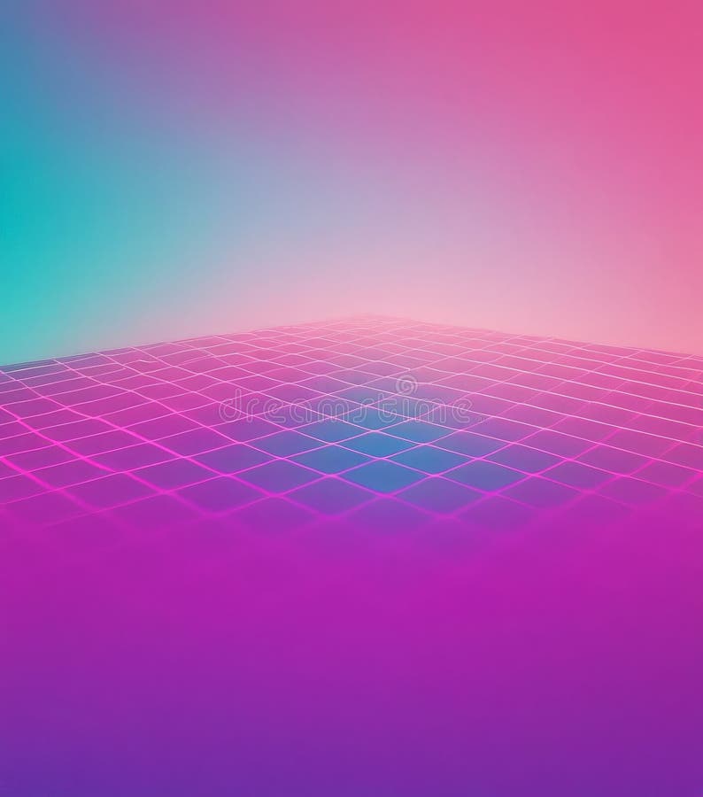 Colorful Background with Grid Pattern Stock Illustration - Illustration ...