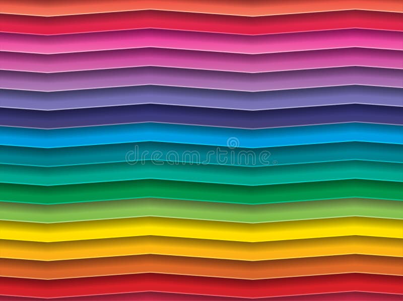 Colorful Background with Horizontal Wave Lines Stock Vector ...