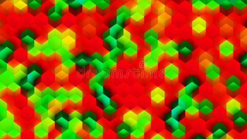 Colorful Background Made of Cubes Stock Illustration - Illustration of ...