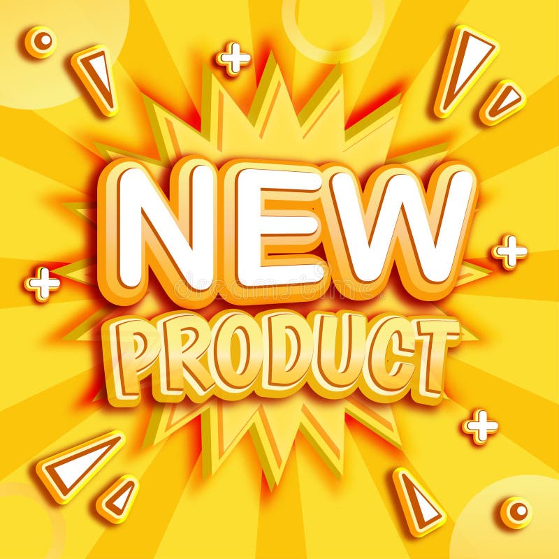 Colorful Background New Product Banner Sales Text Effect 3d Collection ...