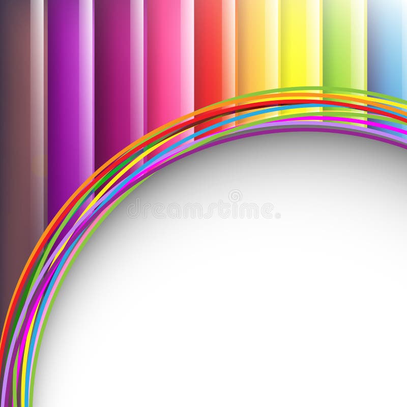 Colorful Background with Paper Stock Vector - Illustration of abstract ...