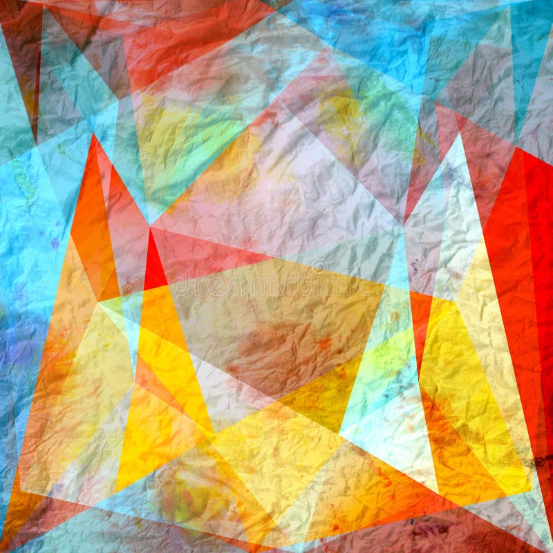 Colorful Background with Polygons Stock Illustration - Illustration of ...