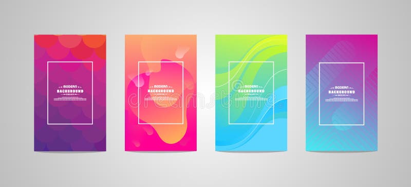 Colorful Background Poster Design Illustration Vector Stock Vector ...