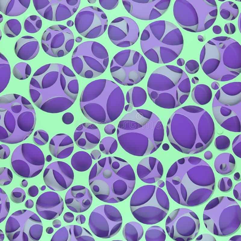 Colorful Background of Purple Areas with Holes Arranged in a Visually ...