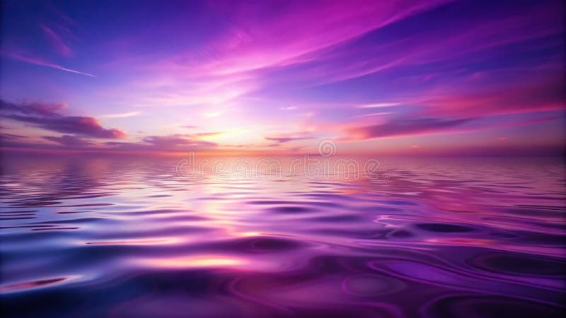 Pink & Purple Ripples - Generative AI Stock Illustration - Illustration ...