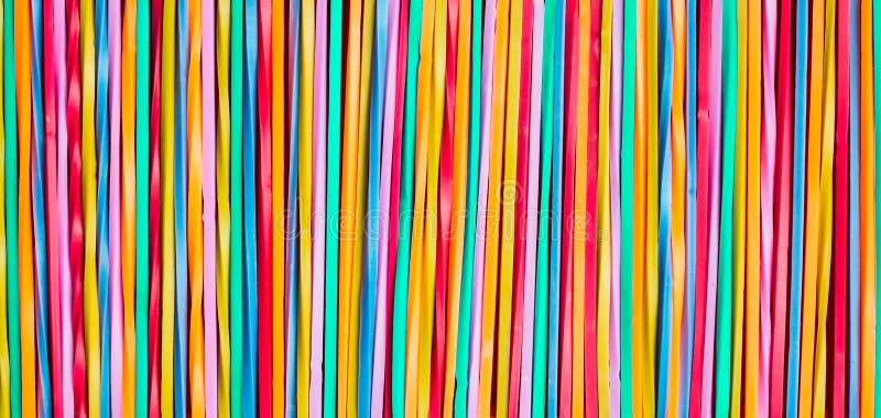 Colorful Background Rainbow Colors Rubber Bands Stock Image - Image of ...