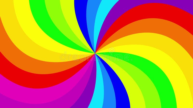 Rainbow Swirl Made from Fruit-flavored Colorful Candy. Fun DIY Science ...