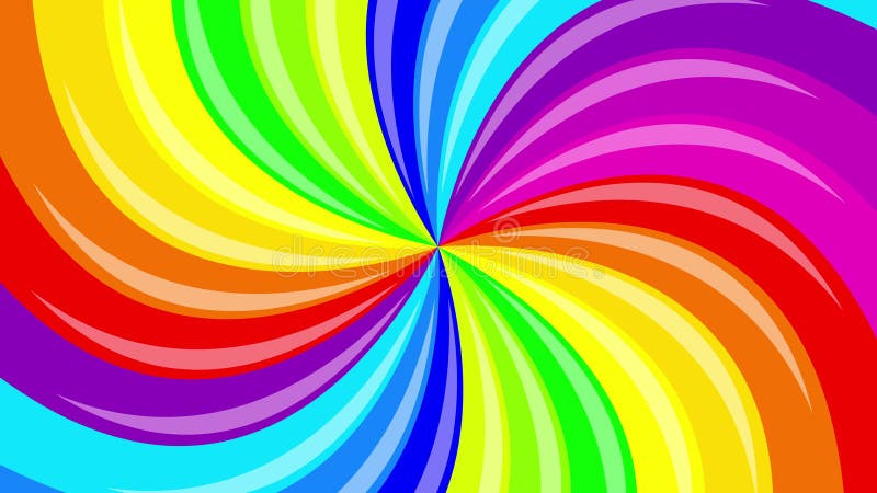 Colorful Background Rainbow that Rotating Spiral. Stock Footage - Video ...