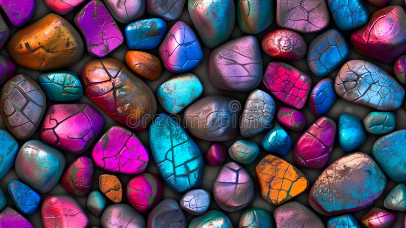 A Colorful Background of Rocks and Stones Stock Image - Image of rocks ...