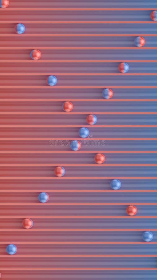 Colorful Background with Rolling Colored Glitter Balls Creating a Wave ...