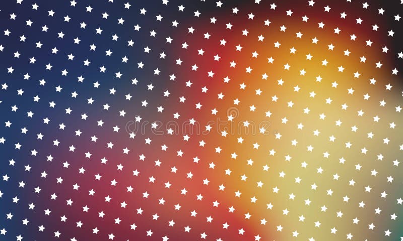Colorful Background with Rows of Small White Stars for Wallpapers Stock ...