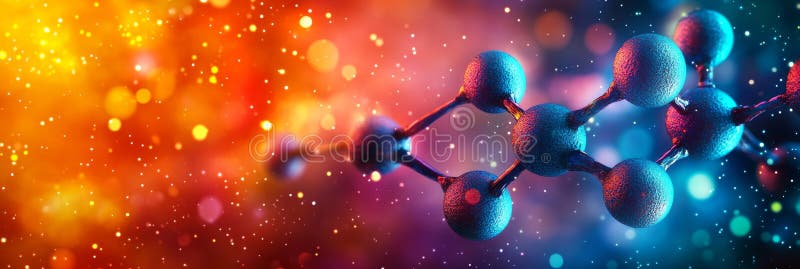 A Colorful Background Serves As the Setting for an Abstract ...