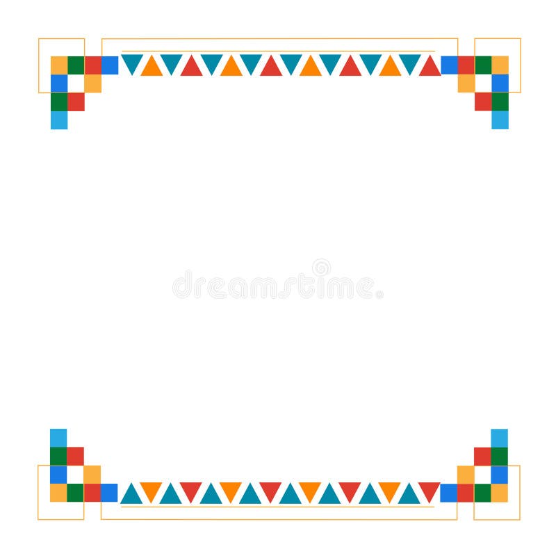 Colorful Background, Spanish Style, Heritage Month.eps Stock Vector ...
