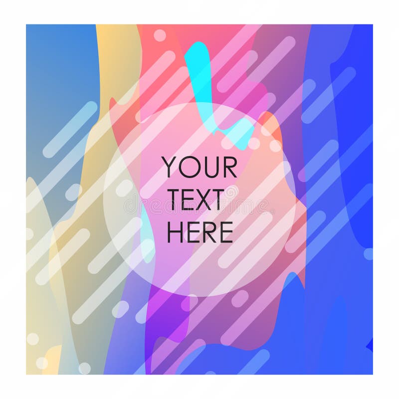 Colorful Background with Typography Design Vector Stock Vector ...