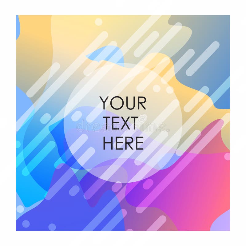 Colorful Background with Typography Design Vector Stock Vector ...