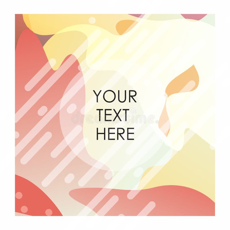 Colorful Background with Typography Vector Stock Vector - Illustration ...