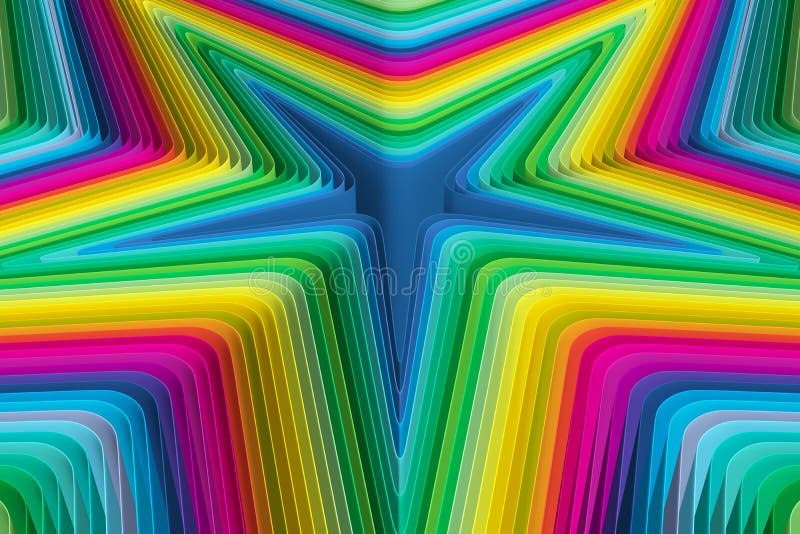 Colorful Backgrounds Abstract Star Stock Illustration - Illustration of ...