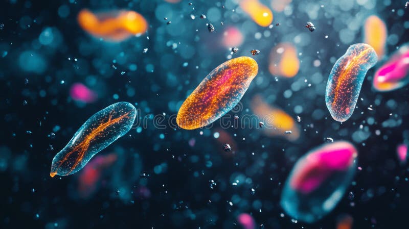 Colorful Bacterial Flagella Propulsion in a Dynamic Microscopic ...