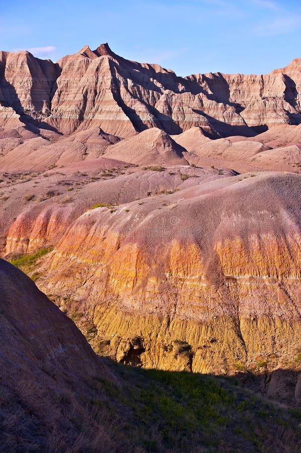 Colorful Badlands Formations Stock Image - Image of place, buttes: 27877021