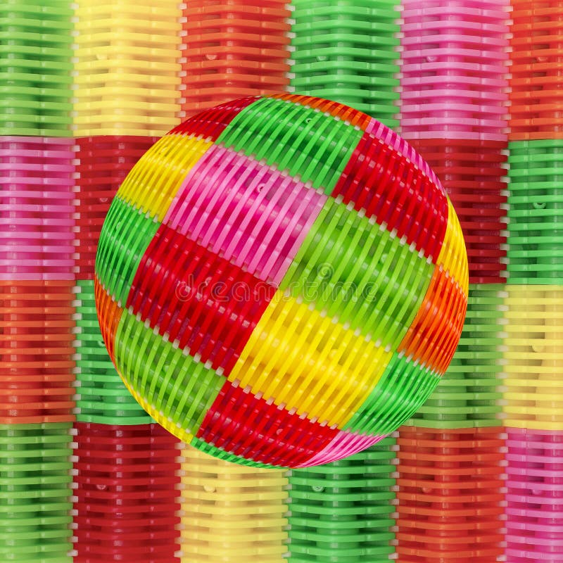Colorful Ball on an Abstract Background Stock Photo - Image of bright ...