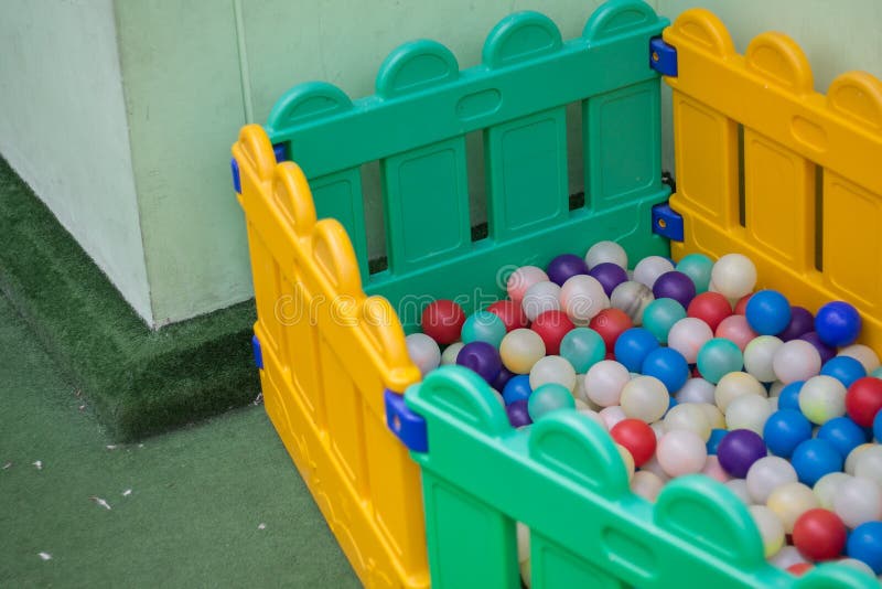 Colorful Ball Pool for Kids Stock Photo - Image of ball, party: 204846518