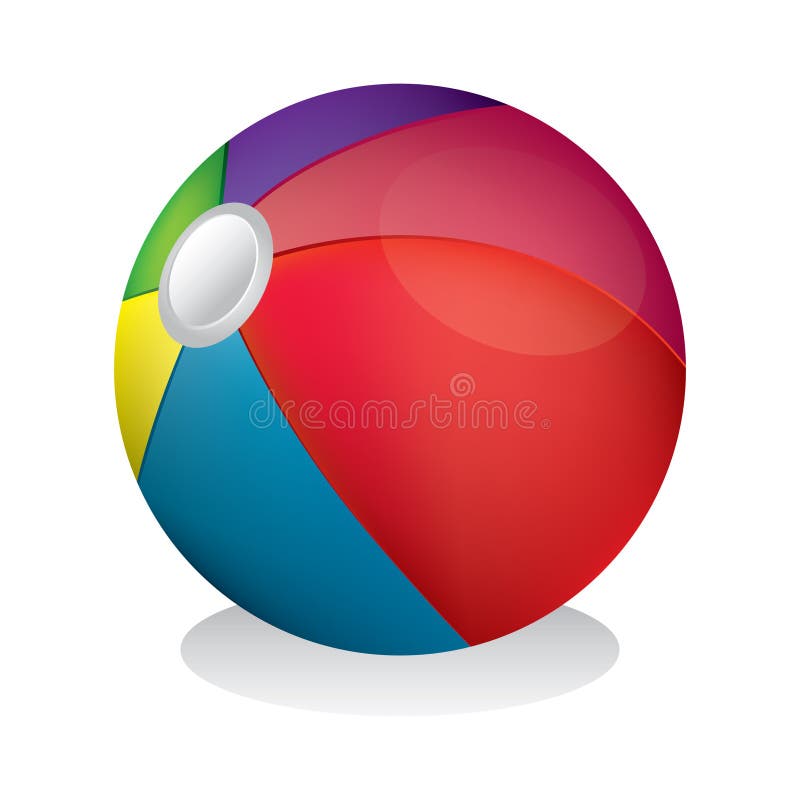 Colorful Ball. Vector Illustration Decorative Background Design Stock ...