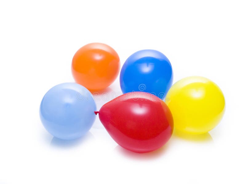Falling Balloons stock image. Image of holiday, ballon - 15659633
