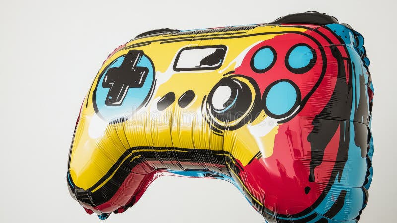 Colorful Balloon Shaped Like Video Game Controller Stock Photos - Free ...