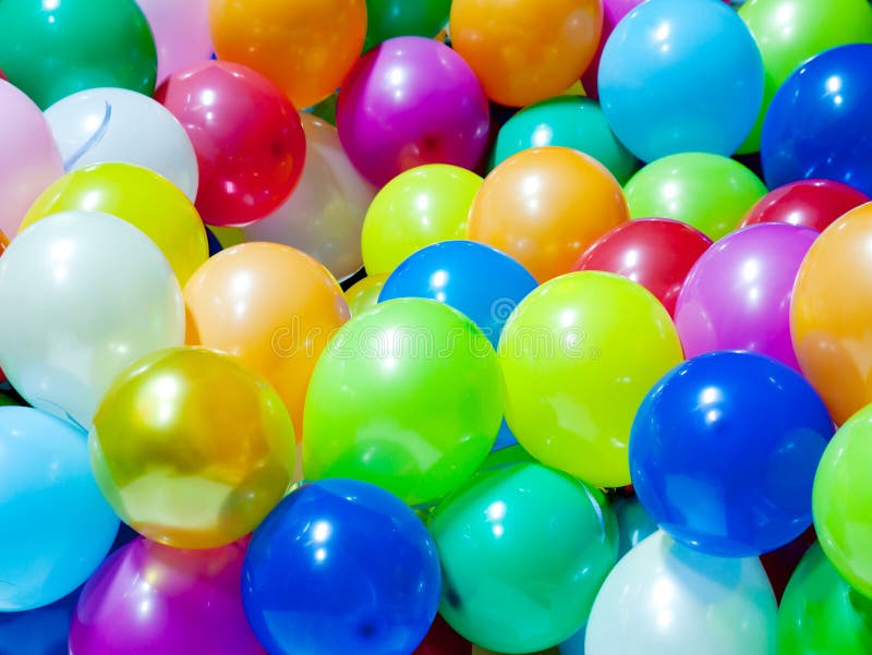 Falling Balloons stock image. Image of holiday, ballon - 15659633