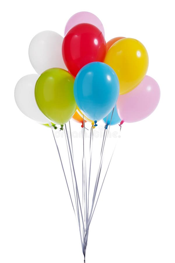 Colorful balloons stock photo. Image of anniversary, bright - 24157464
