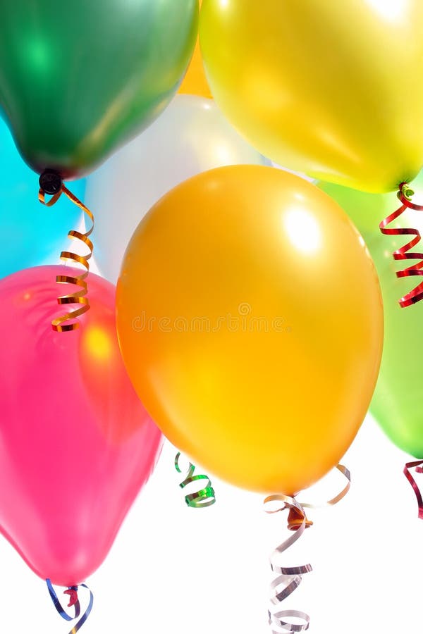 Colorful balloons stock photo. Image of year, lifestyle - 7643802
