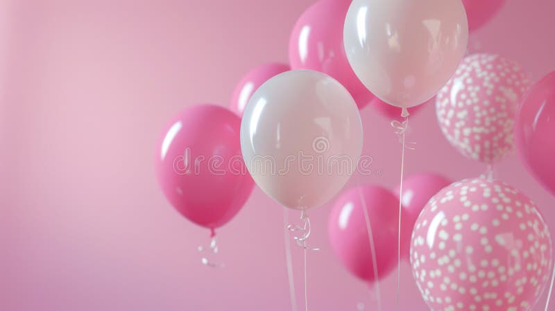 Colorful Balloons String Perfect Party Decorations Stock Photos - Free ...
