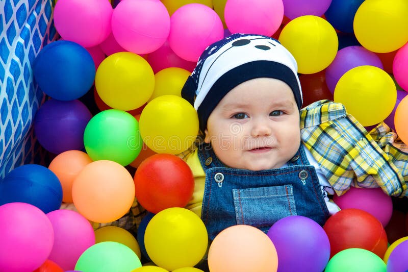 Colorful balls stock photo. Image of little, lying, lovely - 14254980