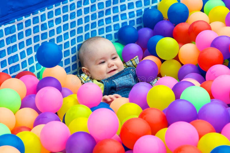 Colorful balls stock image. Image of holiday, basin, lovely - 14255031