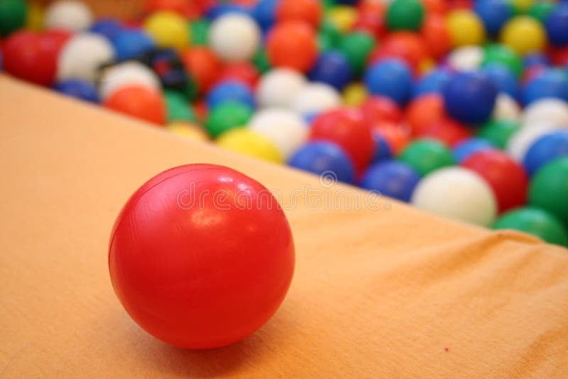 Colorful balls stock image. Image of bath, colorful, kindergarten ...