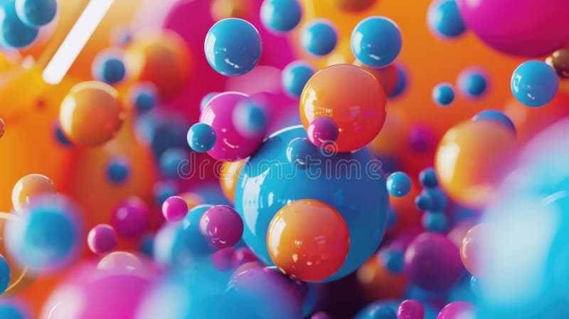 Colorful Balls Floating Air Perfect Festive Designs Stock Photos - Free ...
