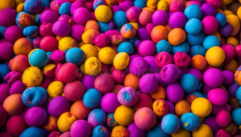 Colorful Balls Texture Background Stock Illustration - Illustration of ...
