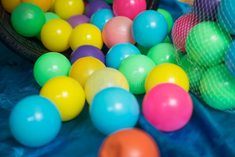 Colorful Balls To Play and Fun Stock Image - Image of light, childhood ...