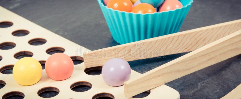 Colorful Balls Using for Playing and Development of Kids Motor Skills ...