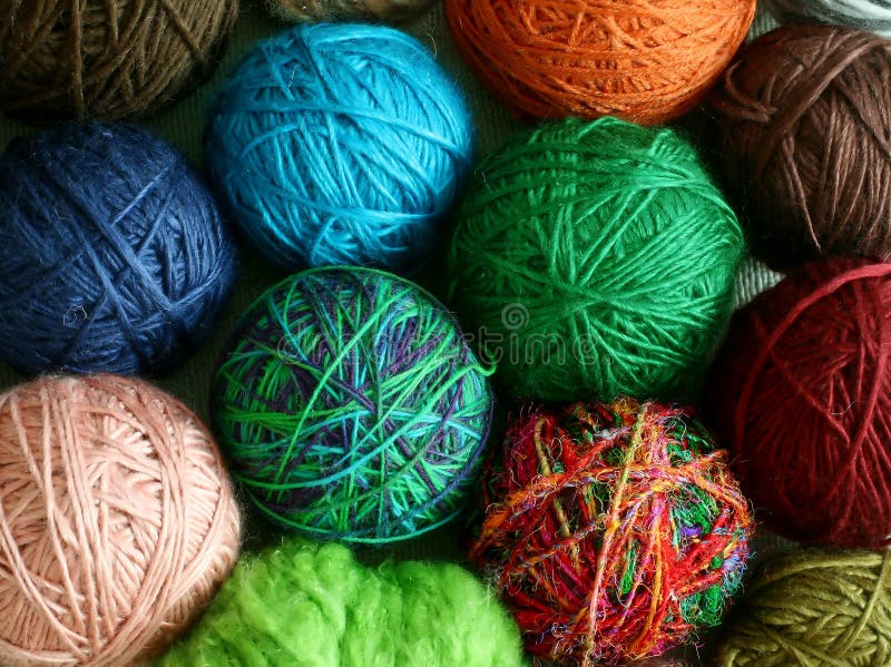 Natural Dyed Wool Yarn Peruvian Andes Cuzco Peru Stock Photo - Image of ...