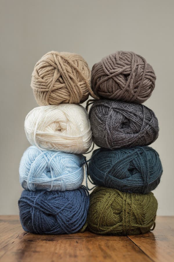 Colorful balls of wool stock image. Image of ball, collection - 41052025