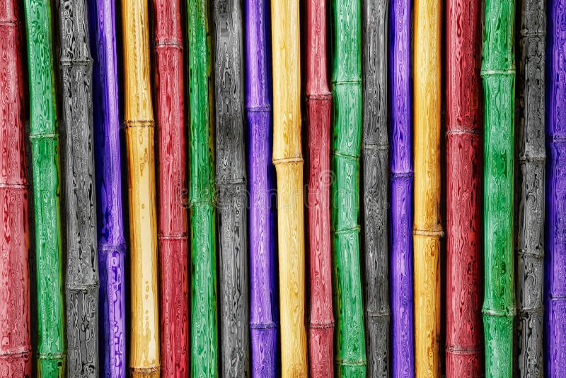 Colorful bamboo. stock photo. Image of colorful, pattern - 31137628