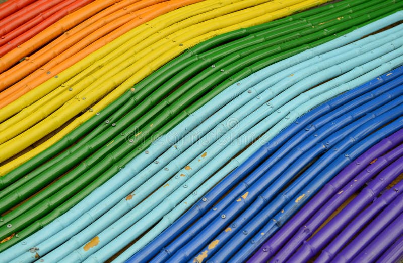 Colorful Bamboo Texture Close Up Stock Photo - Image of draw, colorful ...