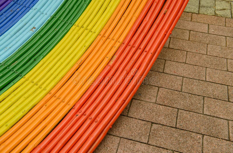 Colorful Bamboo Texture Close Up Stock Image - Image of blue, natural ...